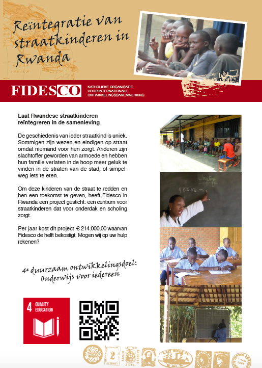 CECYDAR: Straatkinderen in Rwanda - Fidesco Nederland en Vlaanderen