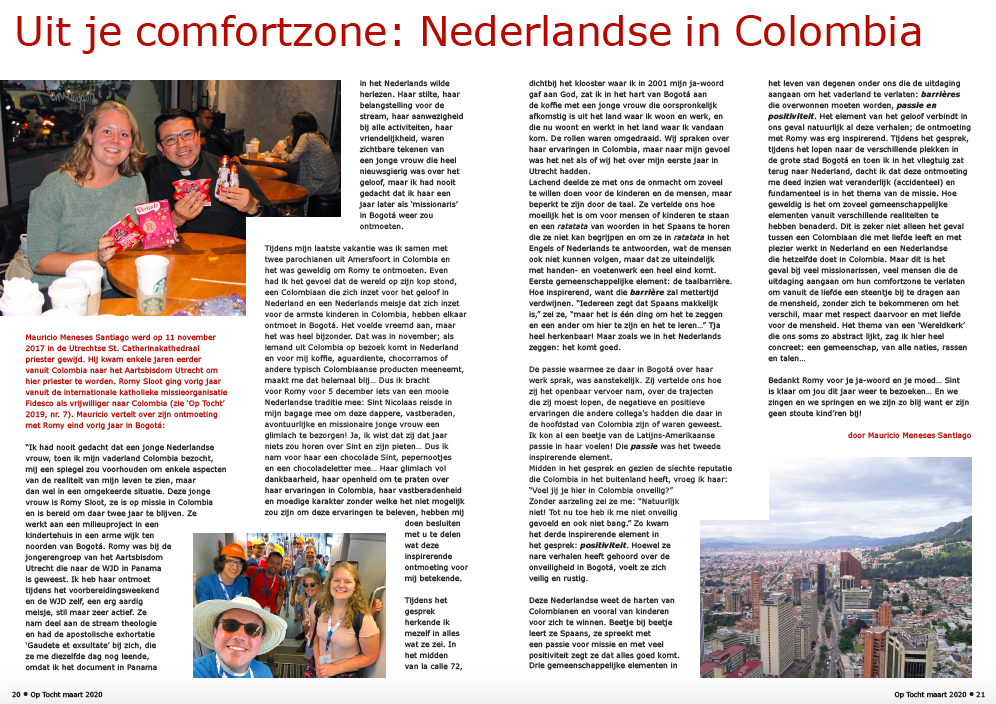 Artikelen in Kranten/Tijdschriften - Fidesco Nederland en Vlaanderen